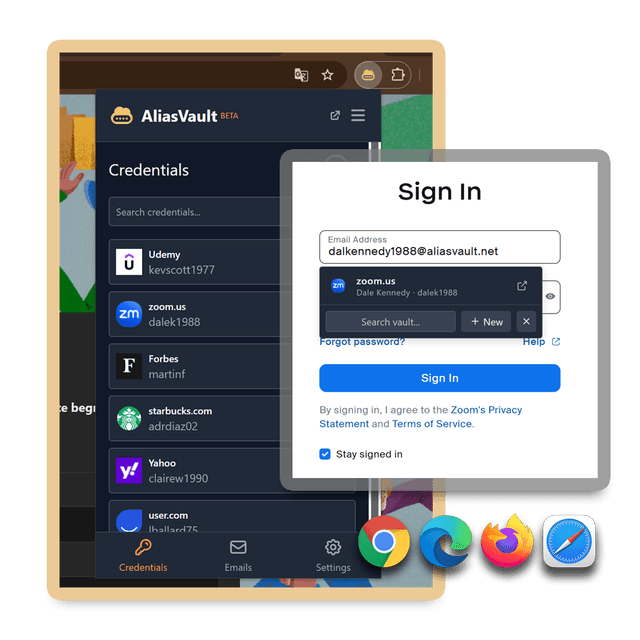 Features | AliasVault | AliasVault