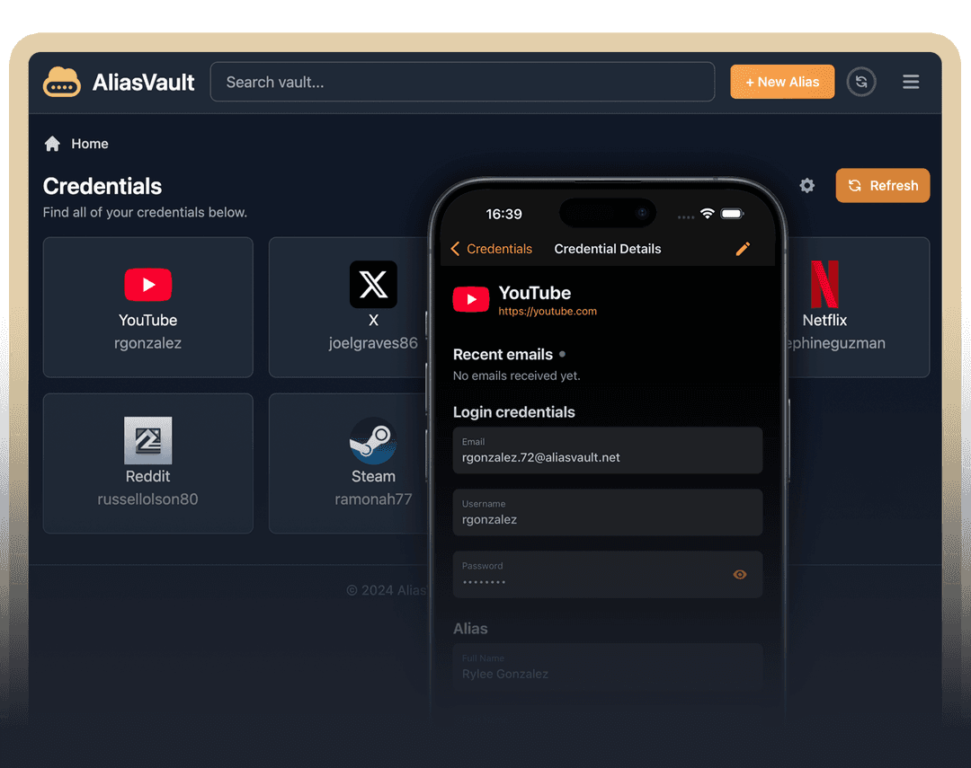 AliasVault - Privacy-First Password & Email Alias Manager
