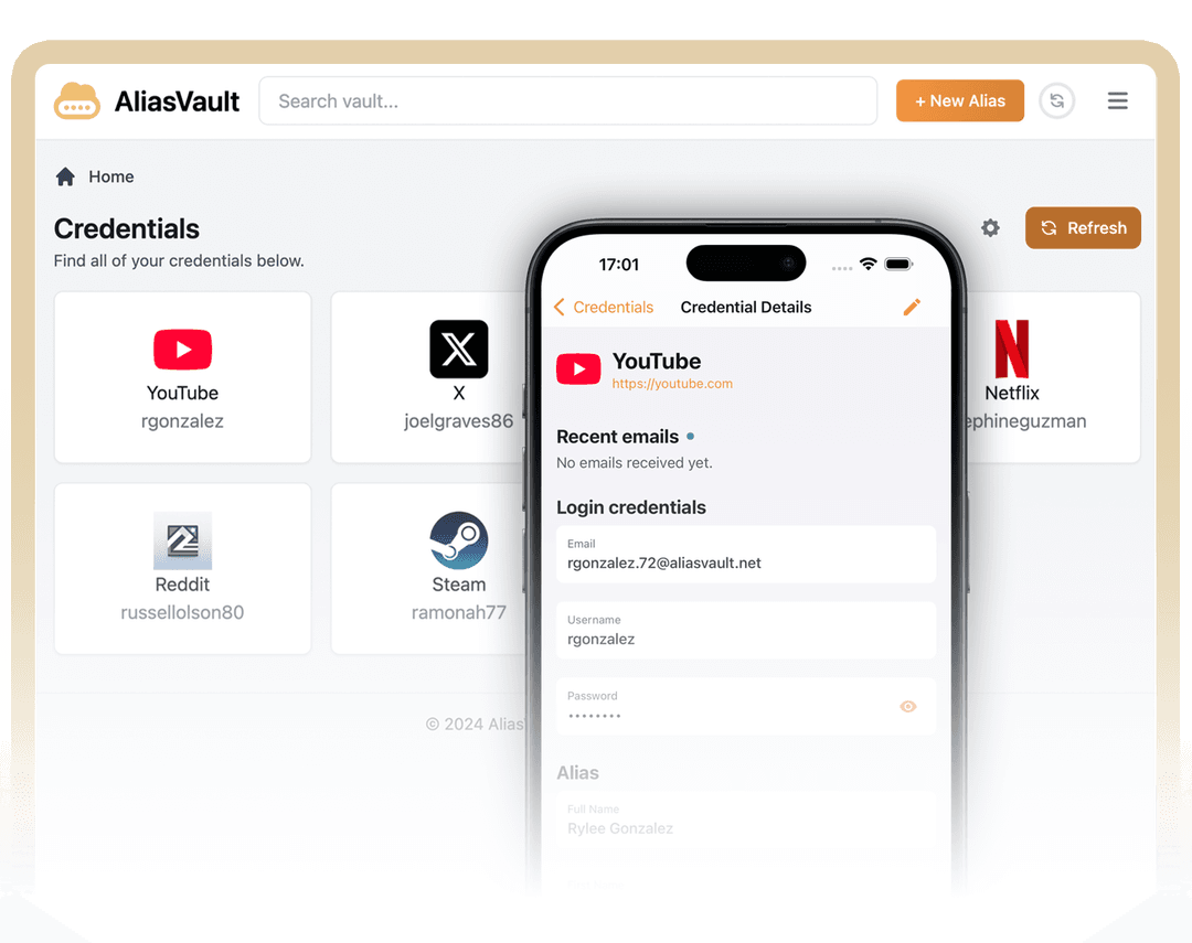 AliasVault - Privacy-First Password & Email Alias Manager